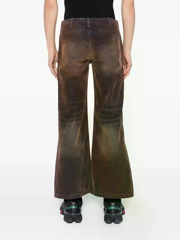 GROUND ZERO Cotton Flared Trousers