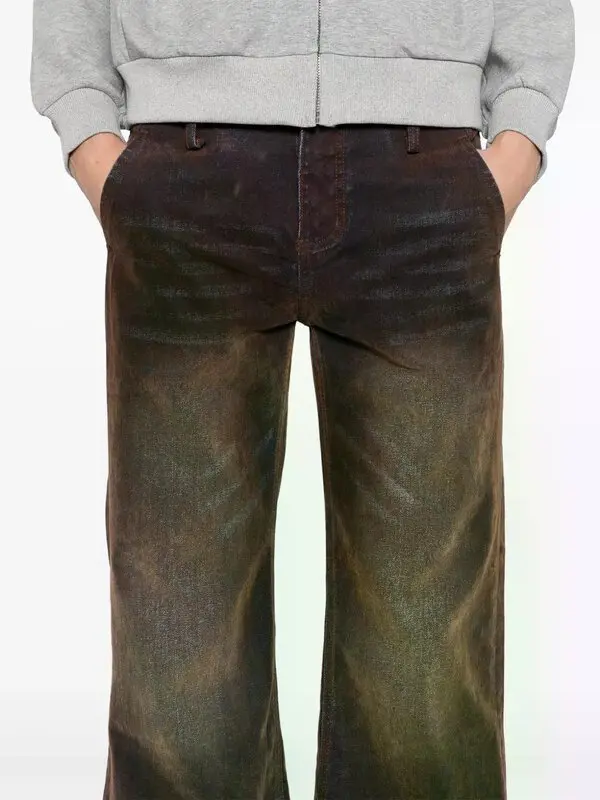 GROUND ZERO Cotton Flared Trousers