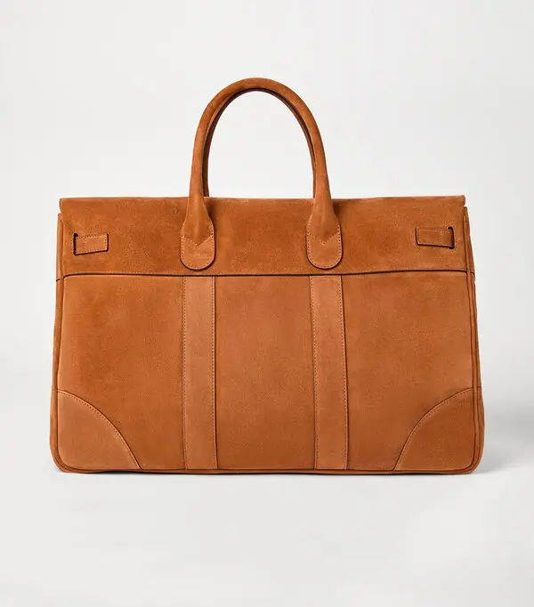 Brunello Cucinelli Suede Country Holdall