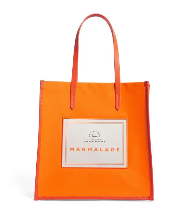 Harrods Cotton Marmalade Condiments Shopper Bag