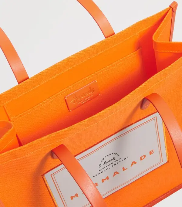 Harrods Cotton Marmalade Condiments Shopper Bag