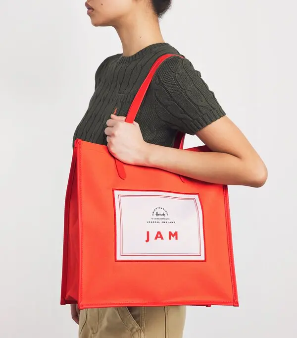 Harrods Cotton Jam Condiments Shopper Bag
