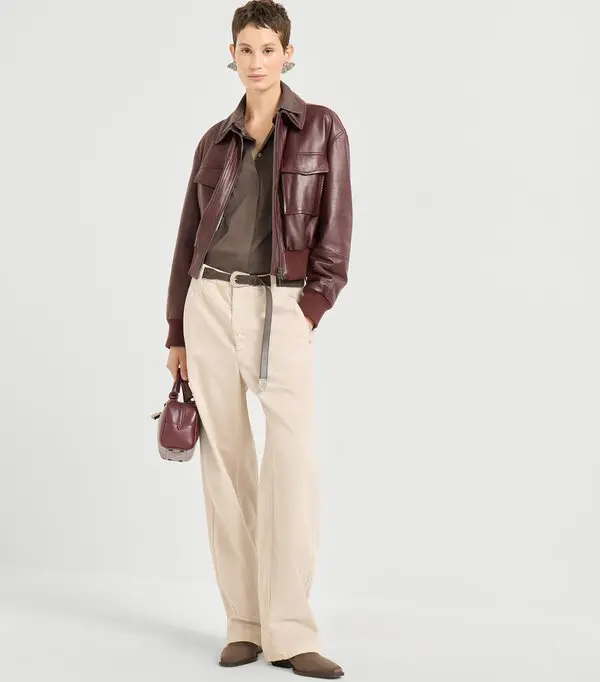 Brunello Cucinelli Cotton-blend Poplin Sleeveless Shirt - Brown