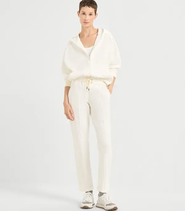 Brunello Cucinelli Stretch-cotton Zip-up Hoodie