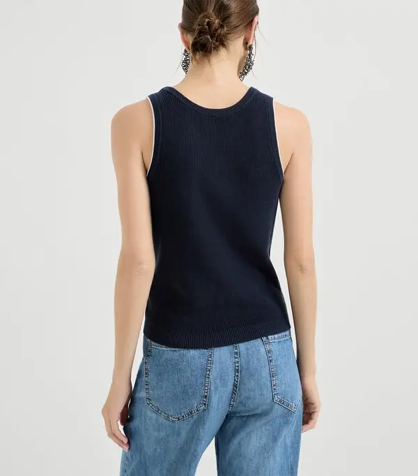 Brunello Cucinelli Knitted Cotton Vest