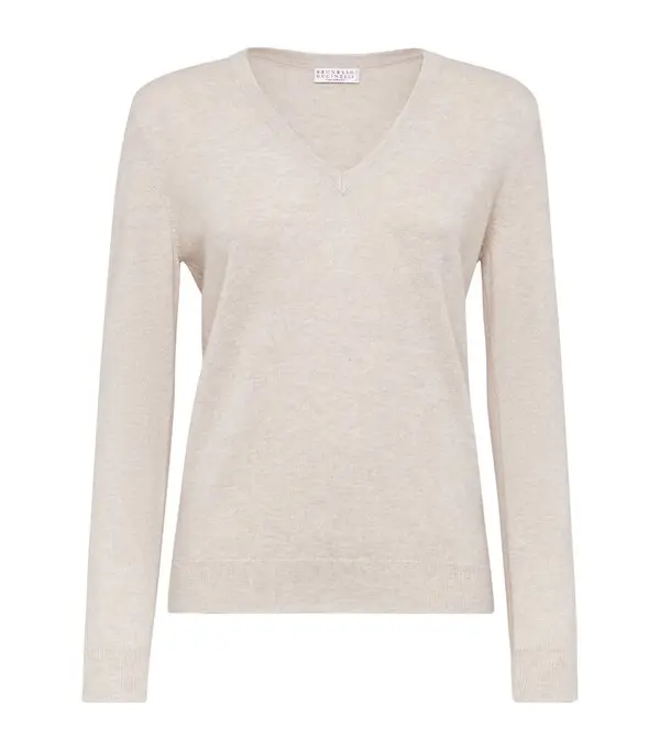 Brunello Cucinelli Cashmere V-neck Sweater