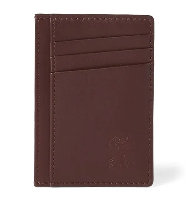Brunello Cucinelli Leather Card Holder - Brown
