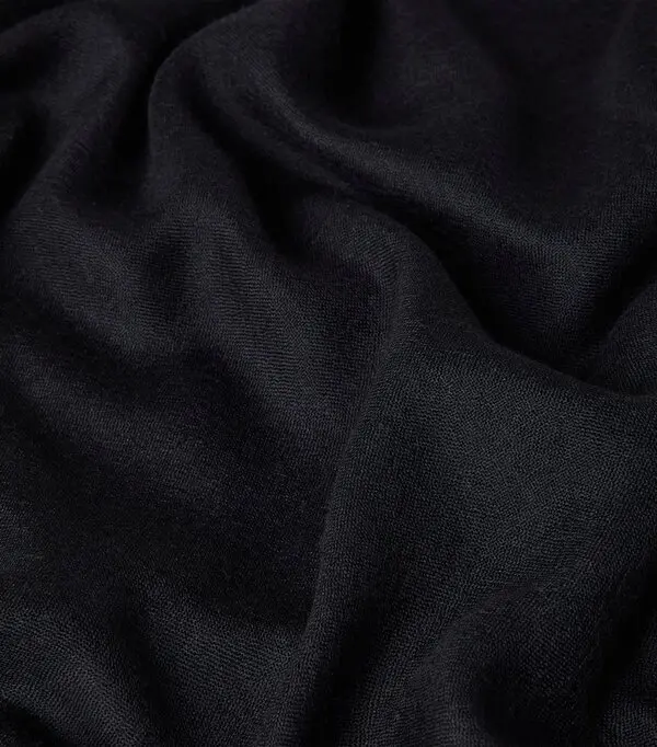 Brunello Cucinelli Cashmere-silk Scarf - Black