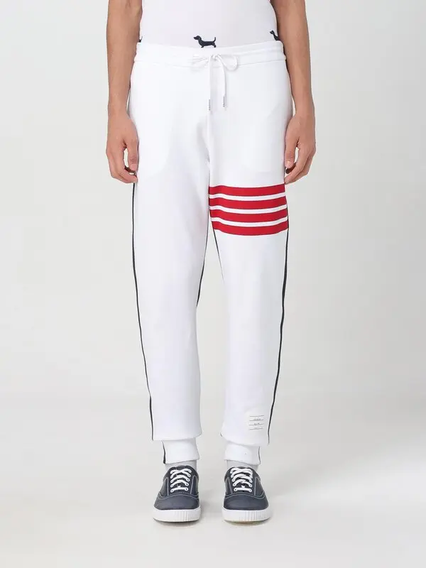 Thom Browne Striped Jogger Pants - White