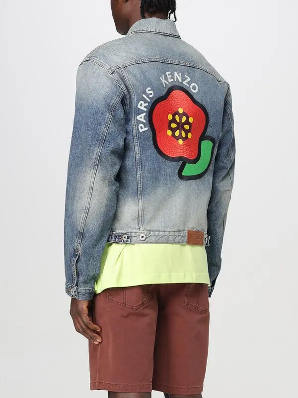 Kenzo Embroidered Jacket - Denim