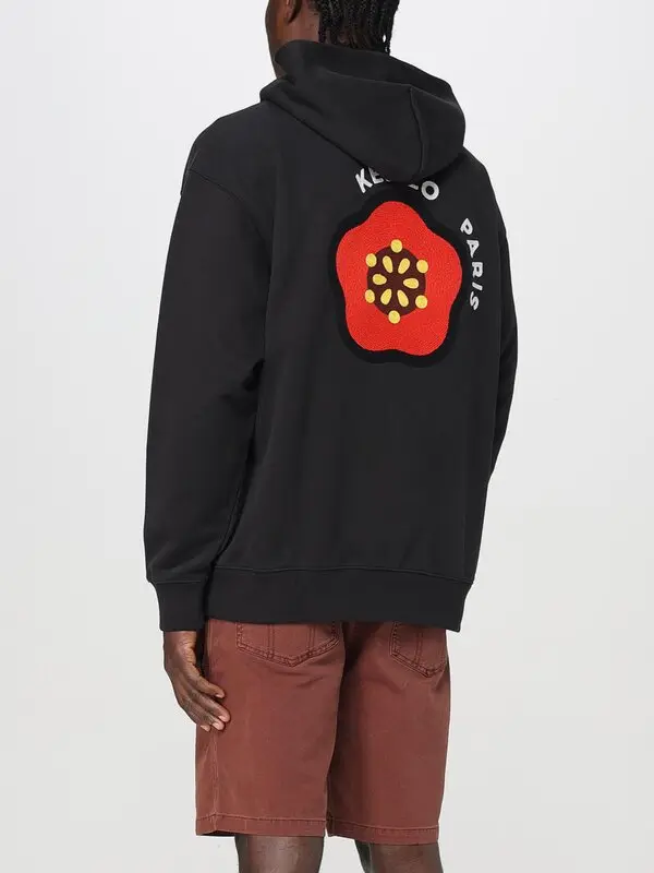 Kenzo Embroidered Poppy Hoodie
