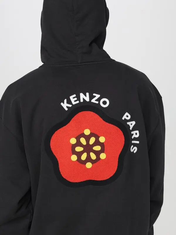 Kenzo Embroidered Poppy Hoodie
