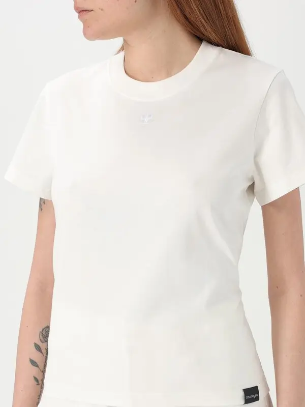 COURREGES Crewneck T-shirt