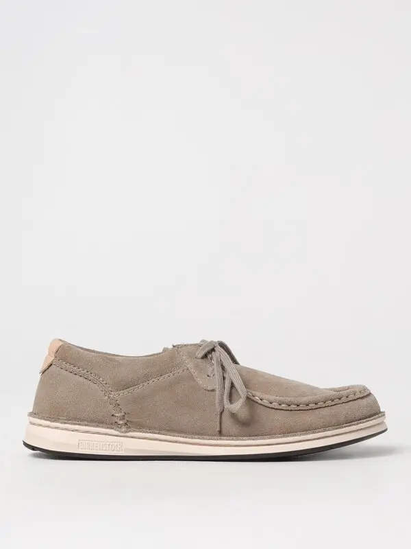 BIRKENSTOCK Suede Brogue Shoes - Beige