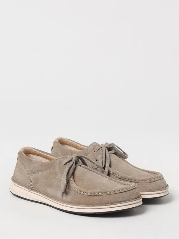 BIRKENSTOCK Suede Brogue Shoes - Beige