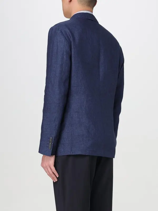 FAY Double Breasted Blazer - Blue