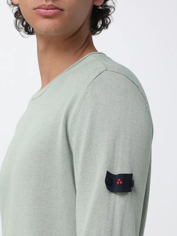Peuterey Ribbed Crew Neck Sweater - Sage