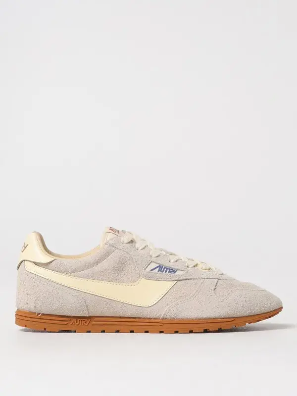 AUTRY Windspin Suede And Leather Trainers - Pink