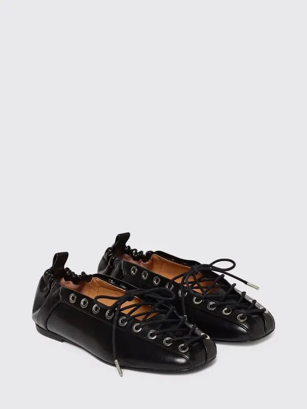GANNI Ballet Flats - Black