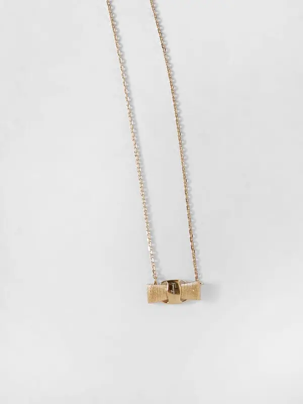 FERRAGAMO Vara Brass Necklace