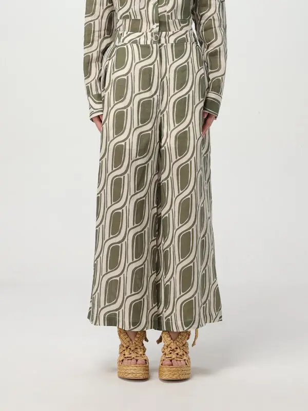 Liu Jo Tailored Wide Leg Pants - Green