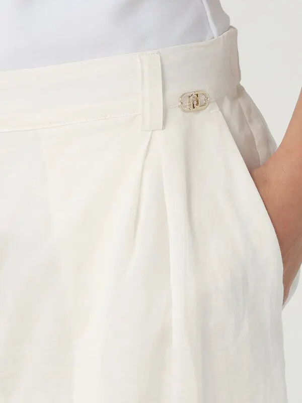 Liu Jo Tailored Wide Leg Pants - White
