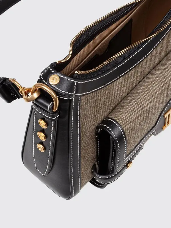 Balmain Shoulder Bag - Black