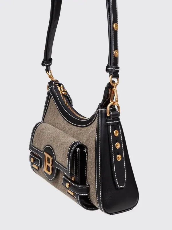 Balmain Shoulder Bag - Black