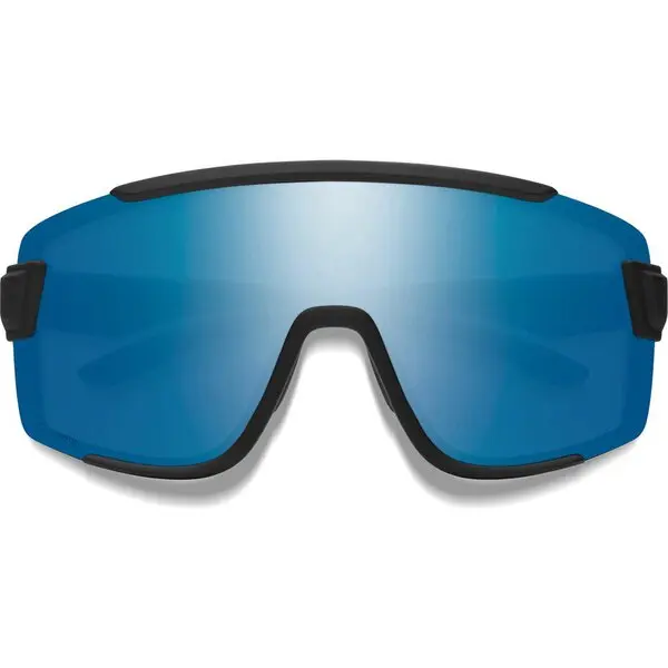 SMITH Wildcat 140mm Chromapop™ Polarized Shield Snow Goggles - Matte Black / Blue Mirror