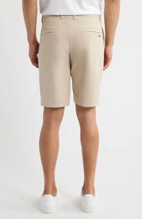 BOSS Commuter Slim Fit Performance Shorts - Medium Beige