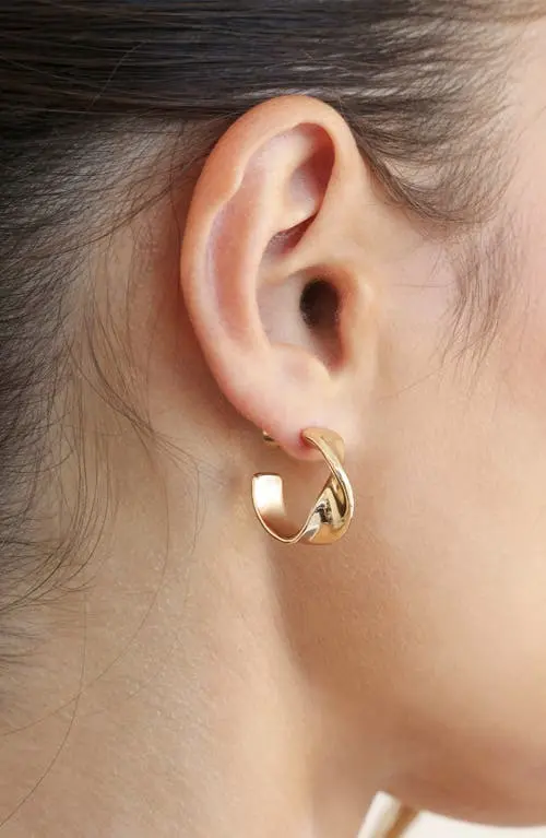 Ettika Heirloom Small Hoop Earrings - Gold