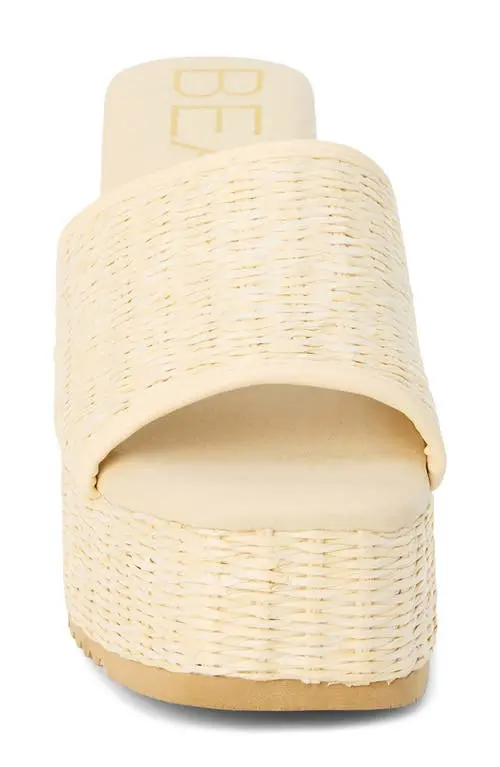 Matisse Marche Platform Wedge Slide Sandal - Ivory