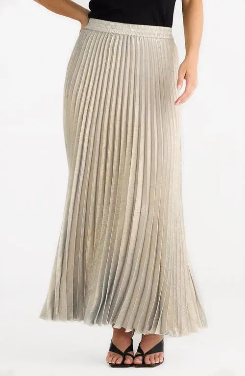 BRAVE+TRUE Alias Pleated Maxi Skirt