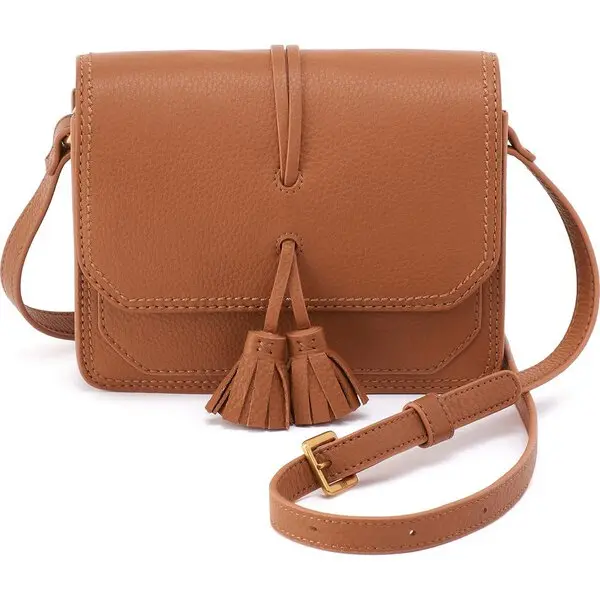 Hobo Small Eden Leather Crossbody Bag - Warm Honey