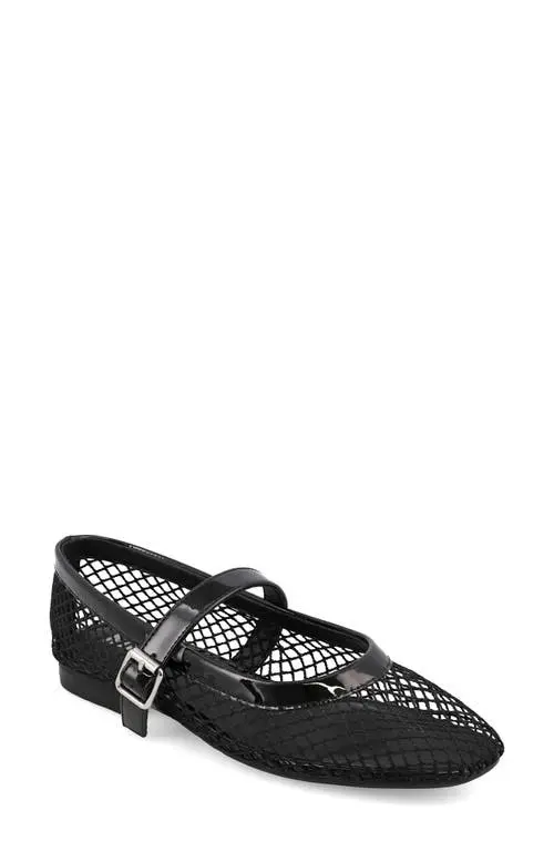 Mia Rayza Woven Mary Jane Flat