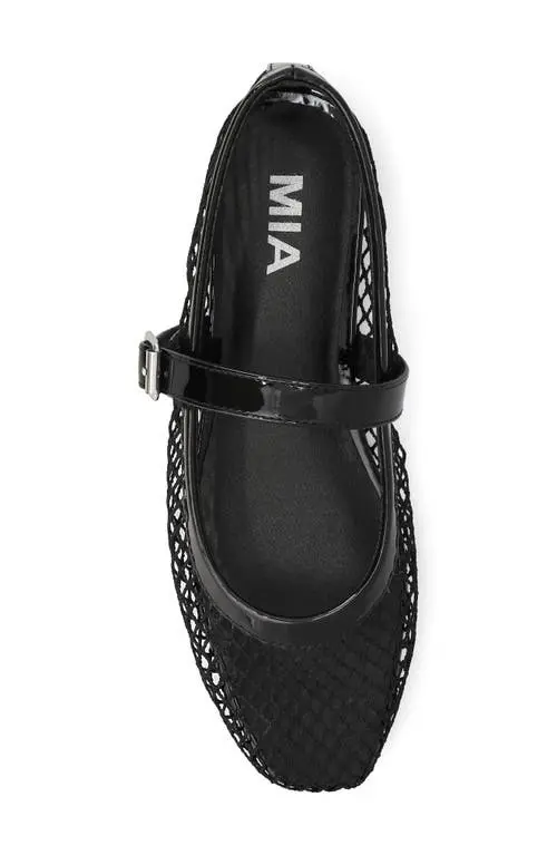 Mia Rayza Woven Mary Jane Flat