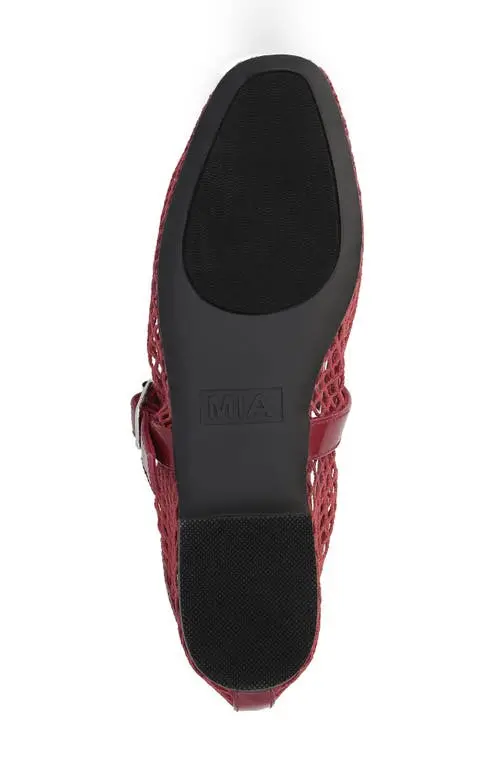 Mia Rayza Woven Mary Jane Flat