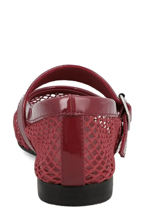 Mia Rayza Woven Mary Jane Flat