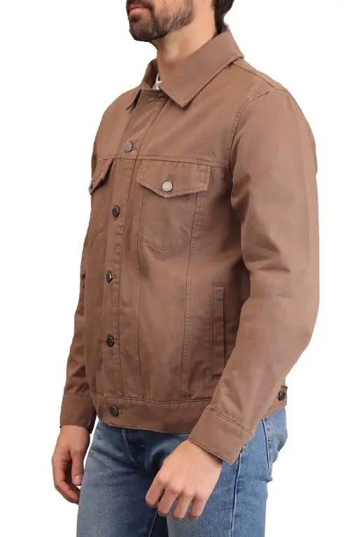 Bagatelle Denim Trucker Jacket - Dark Camel
