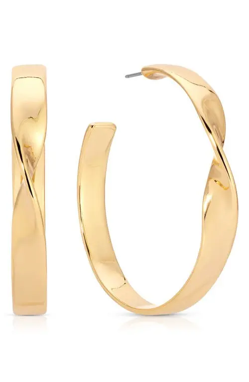 Ettika Heirloom Large Hoop Earrings - Gold
