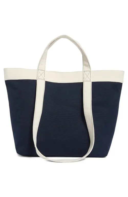 Zella Travel Canvas Tote - Navy Sapphire