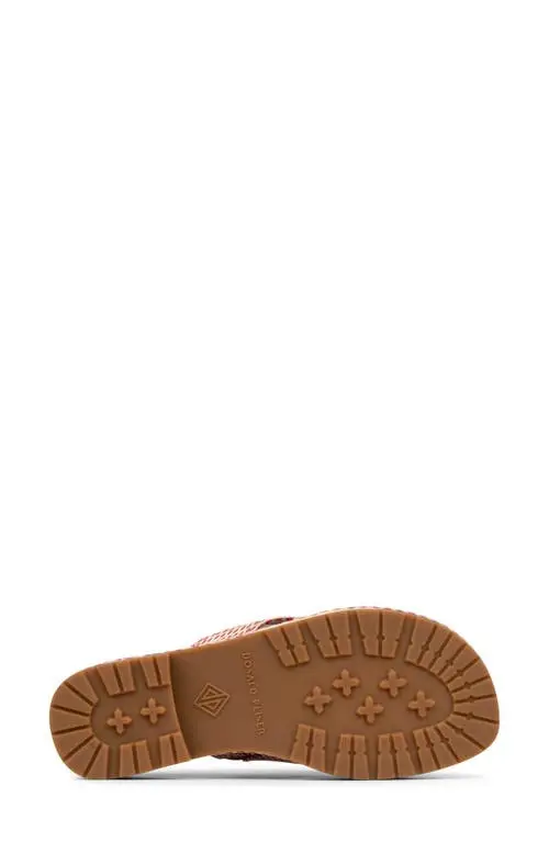 DONALD PLINER Sylverr Platform Flip Flop - Tomato