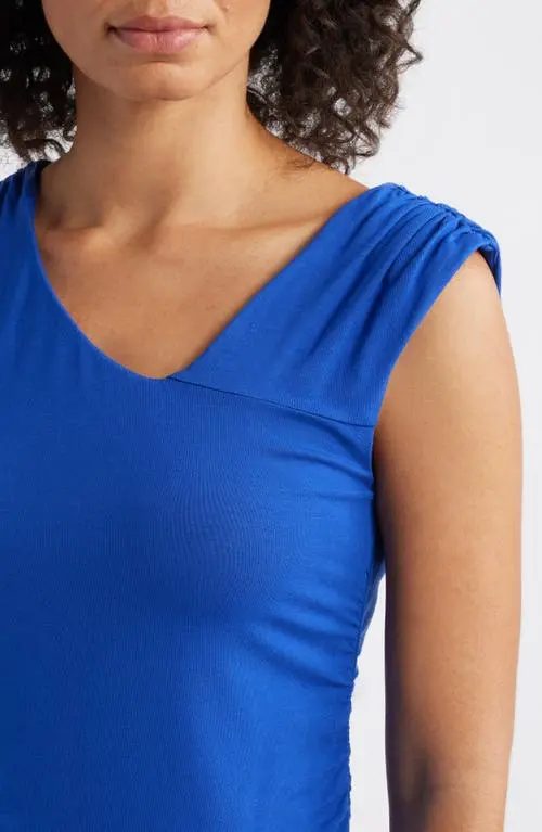 Loveappella Asymmetric Drape Top