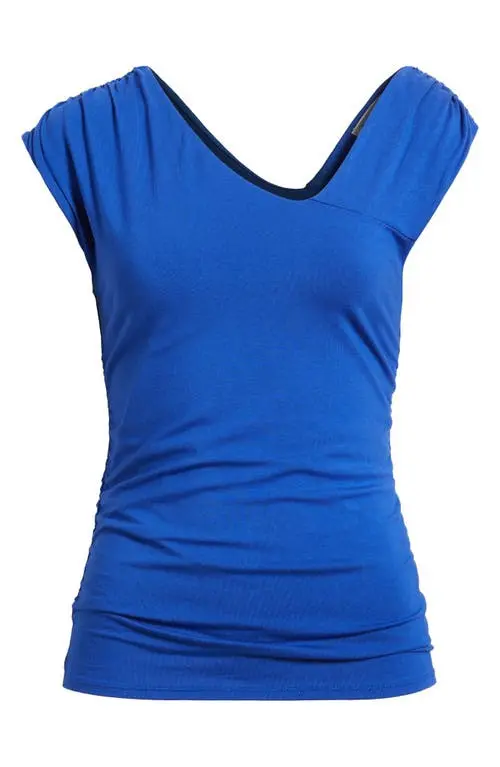 Loveappella Asymmetric Drape Top