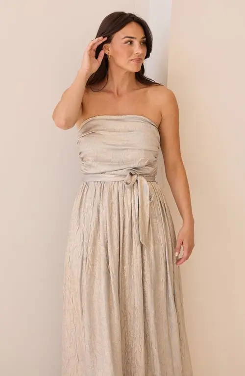 BRAVE+TRUE Avalon Strapless Maxi Dress