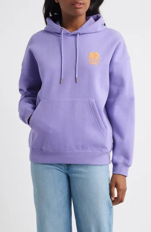 Rip Curl Hibiscus Heritage Fleece Hoodie - Purple Hawaii