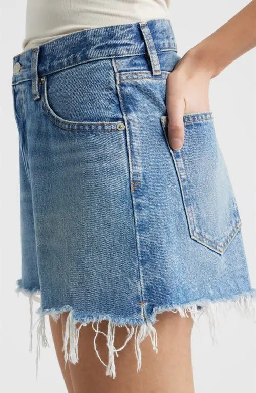 FRAME The Dare High-waist Denim Shorts