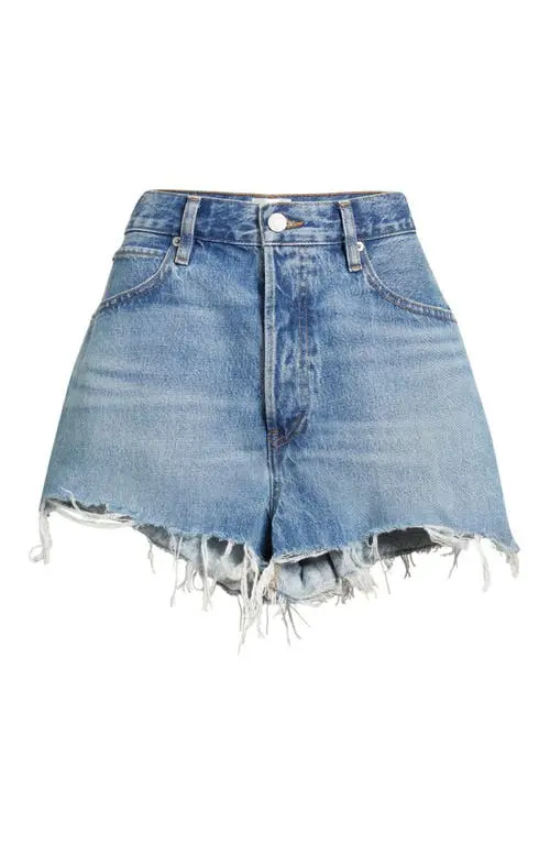 FRAME The Dare High-waist Denim Shorts