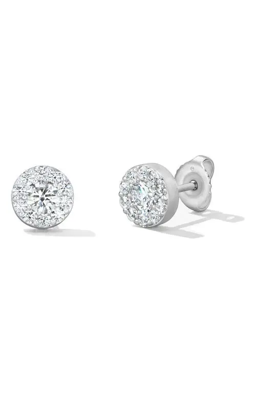 Hearts On Fire Fulfillment Diamond Stud Earrings - White Gold