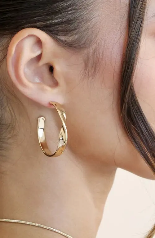 Ettika Heirloom Medium Hoop Earrings - Gold